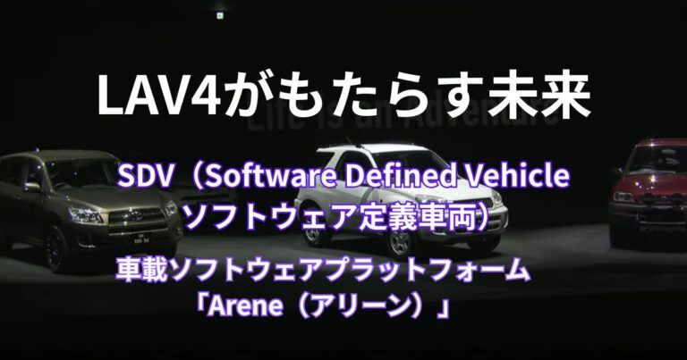 LAV4の先進技術「SDV（ソフトウェア定義車両）」と「Arene」を詳細解説 | カーディーラーのブログ