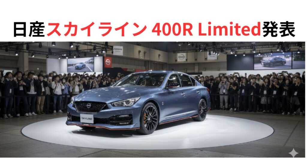【超速報・400台限定】日産「スカイライン 400R リミテッド」完全解説！ | カーディーラーのブログ